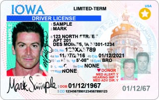 Iowa Introduces New Driver License with Added Security Features