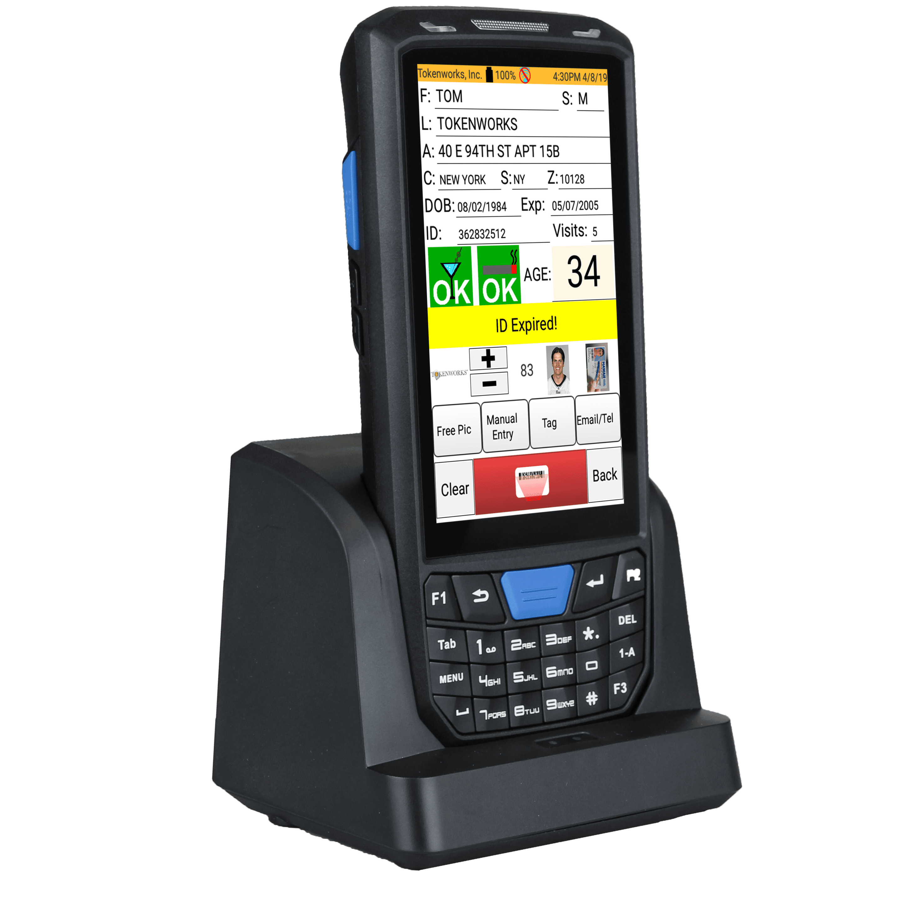 IDVisor Smart V2 Age Verification ID Scanner by Tokenworks