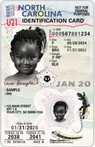 New North Carolina Driver License 2024